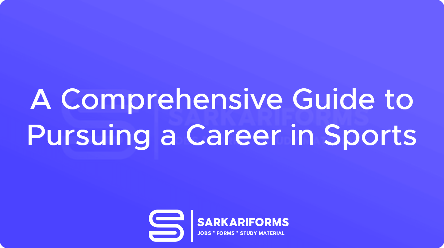 A Comprehensive Guide to Pursuing a Career in Sports